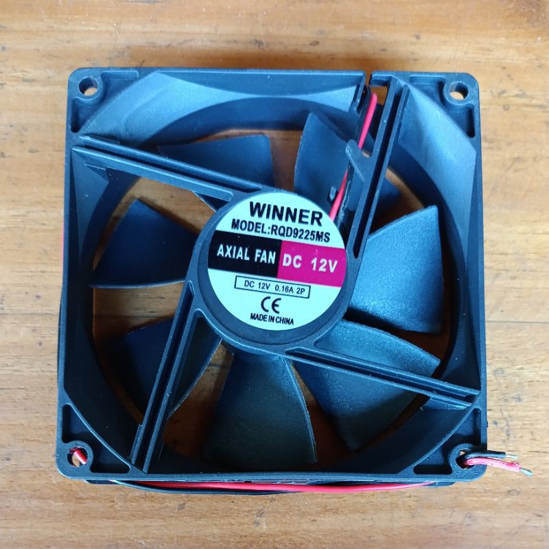 Fan DC 12v 6cm 6x6 12 VOLT WINNER Cooling Fan / Exhaust Fan 12volt 6 cm ...