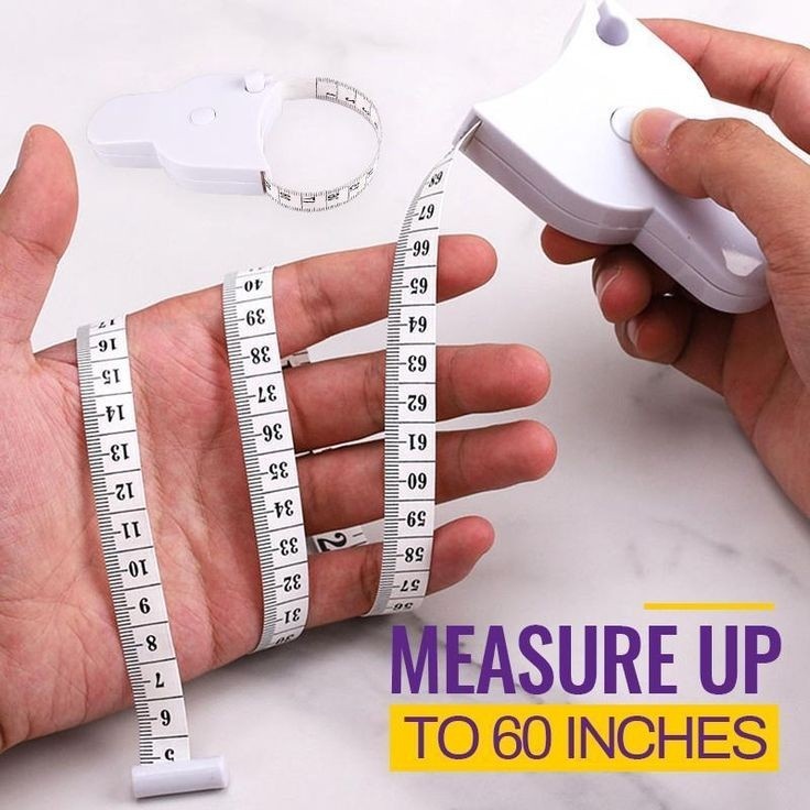 POM Body Meter 150cm Mini Portable Measuring Roll Waist Arm Thigh Leg ...