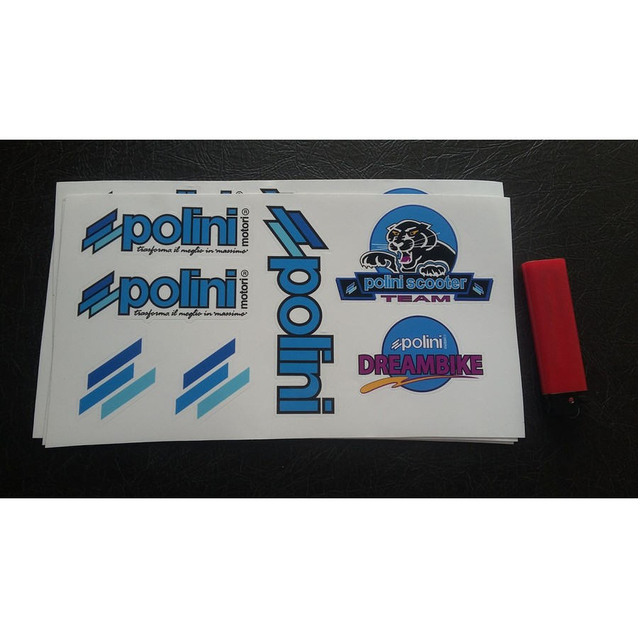 Polini Scooter Team Vespa/Piaggio Sticker Packs | Shopee Philippines