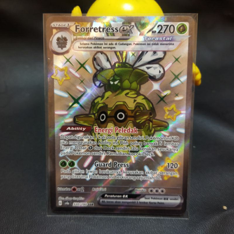 Pokemon TCG Indonesia Forretress ex sv4a 320/190 SSR original | Shopee ...