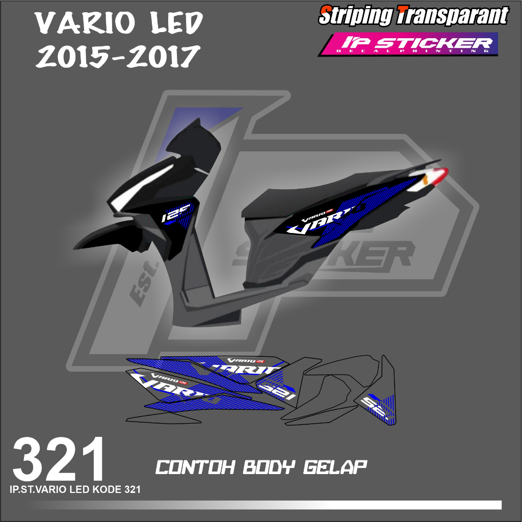 VARIO LED 2015-2017 HONDA VARIO HOLOGRAM AND TRANSPARENT LED MOTORCYCLE ...