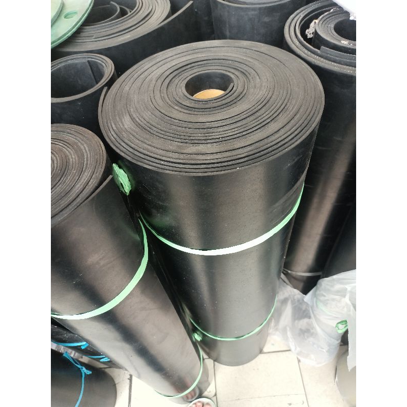 HITAM Plain Black Rubber Carpet sheet/Rubber sheet 2mm x 30cm x 100cm ...