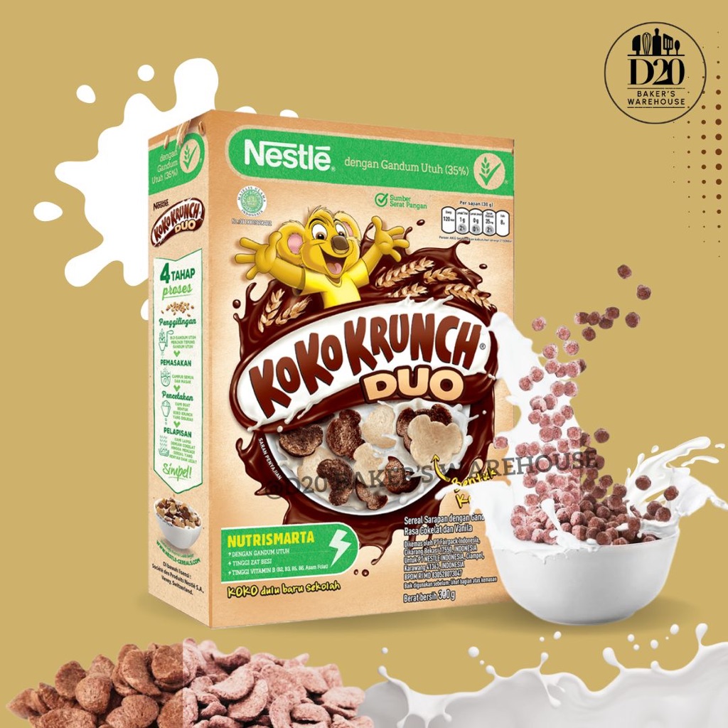 Nestle Koko Krunch Duo Cereal Chocolate Cereal 300gr | Shopee Philippines