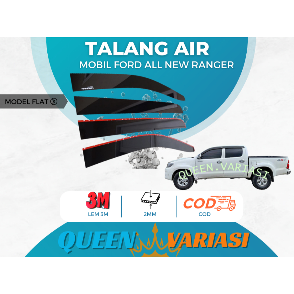 Gutter ALL NEW RANGER 2012-2017 FLAT model | Shopee Philippines