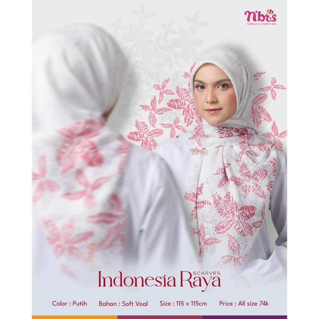 Indonesia RAYA SCARVES - WHITE | Shopee Philippines