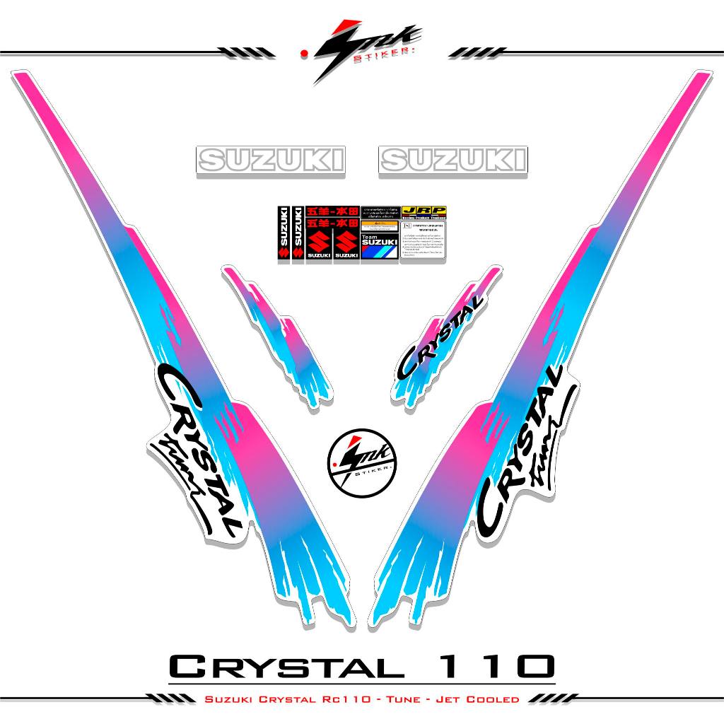 Suzuki Crystal Striping 1995 Crystal Tune Striping Sticker Suzuki ...