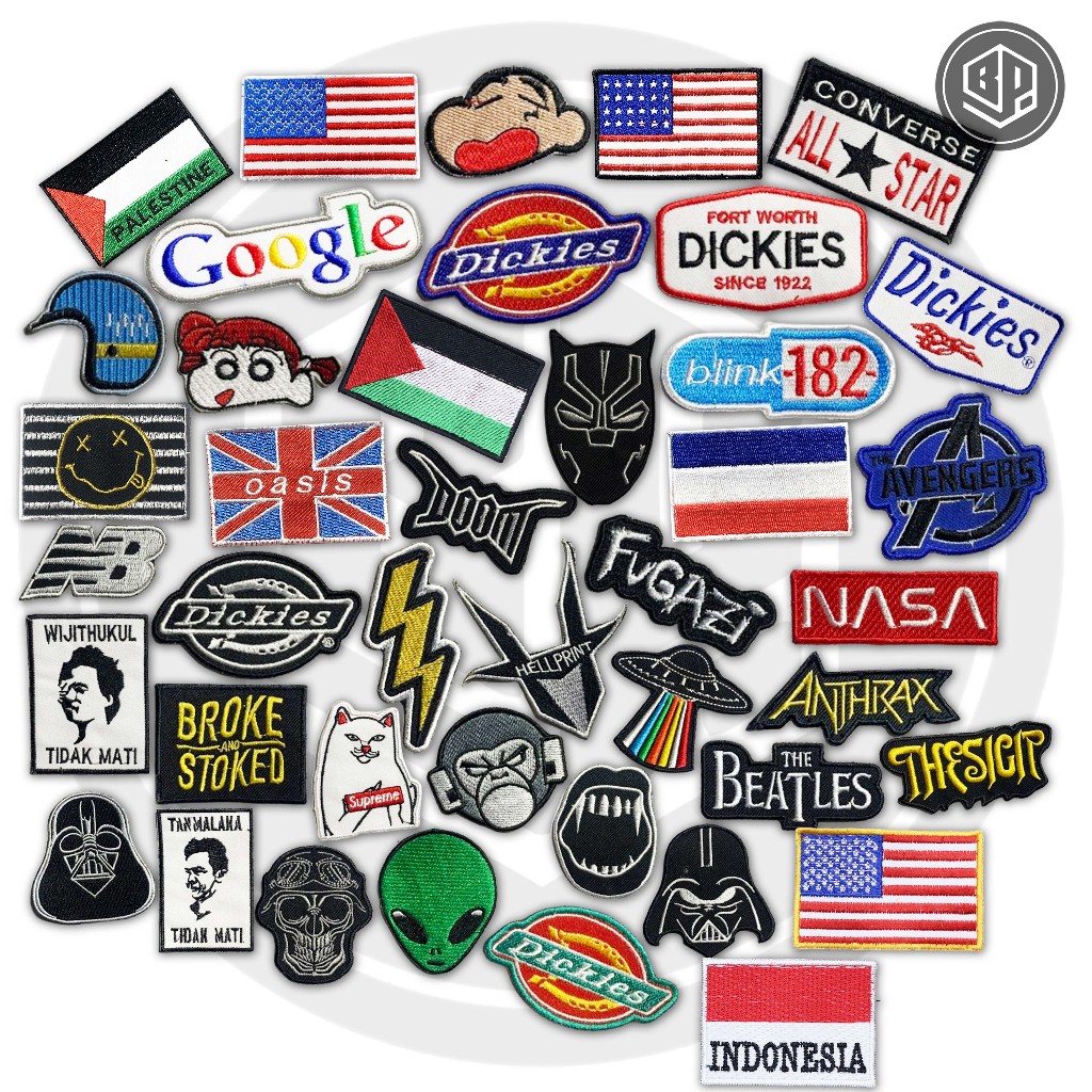 Premium Cute Cool Sewing EMBLEM Embroidery PATCH | Shopee Philippines