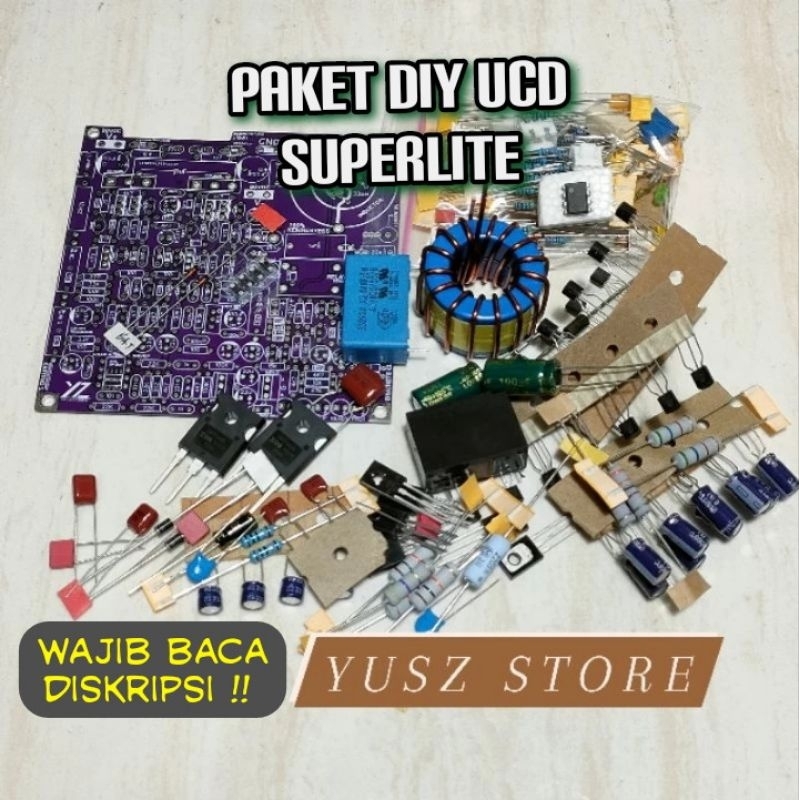 DIY UCD Superlite Class D PCB Amplifier Package and Complete Components ...