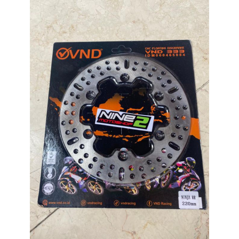 Vnd Rear Disc VND RACING DISCBRAKE AK 333 NINJA RR 220mm | Shopee ...