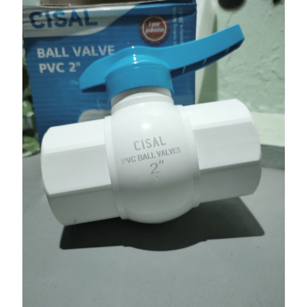 Ball Valve Stop Faucet 2" inch PVC Cisal BVOG Stop Faucet Heavy Duty ...