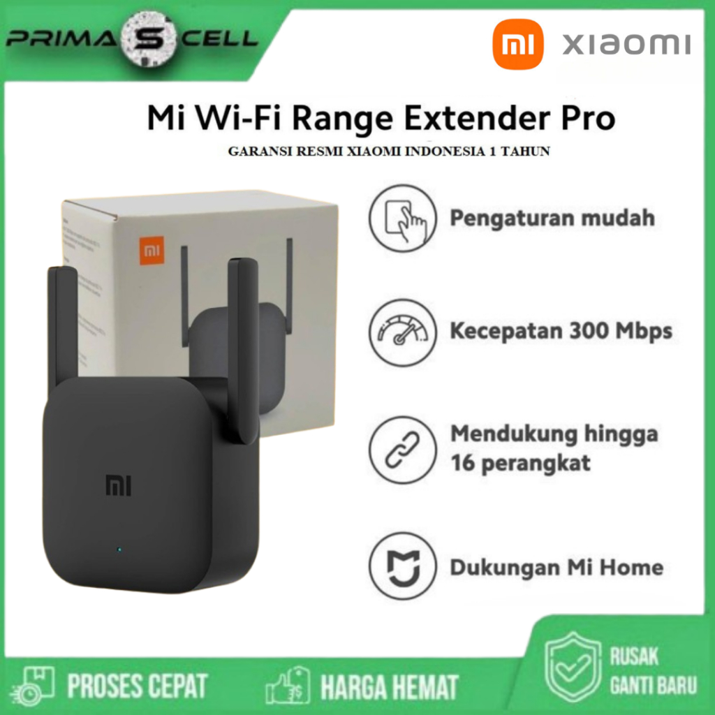 Repeater Xiaomi WiFi Range Extender Pro WiFi Amplifier Pro 300MBPS ...