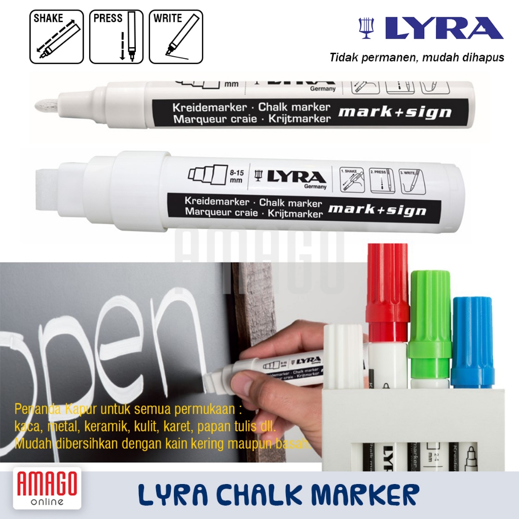 Lyra Chalk Marker - Color choice | Shopee Philippines