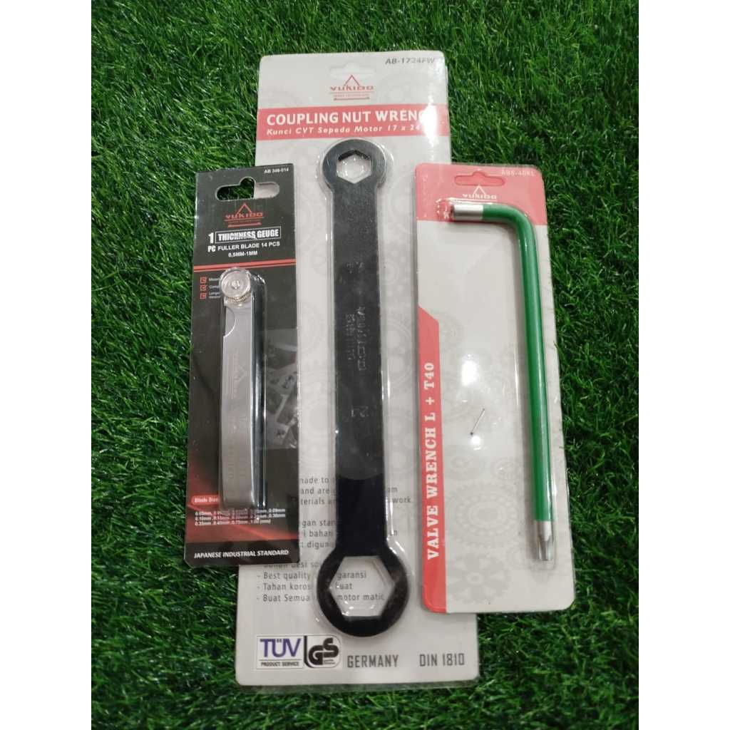 Package of 2 pcs Feeler Gauge 13 Blades + T40 Valve Adjustment Key ...