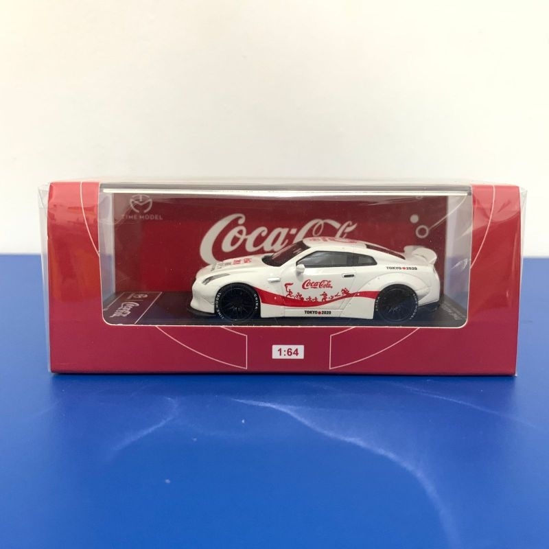 Time MODEL 1/64 NISSAN GTR - COCA COLA TOKYO OLYMPIC (WHITE DUCKTAIL ...