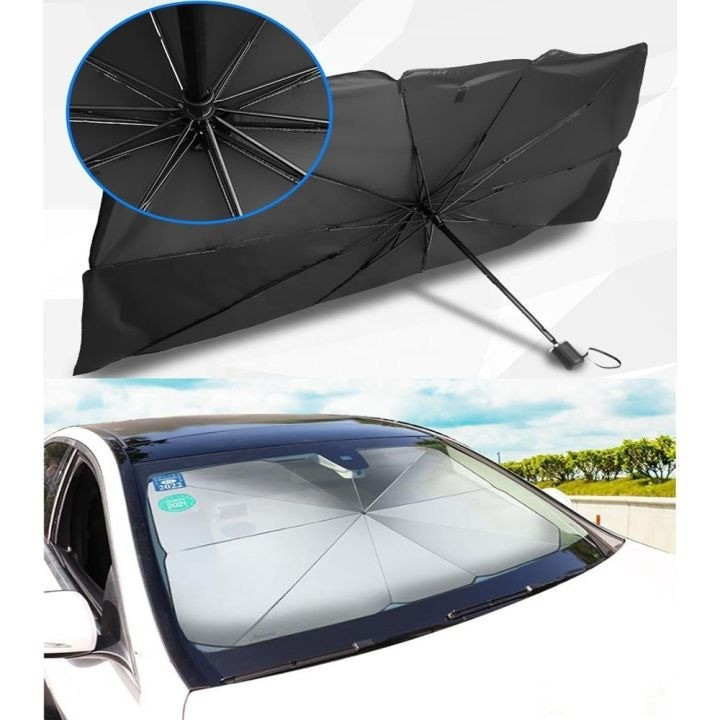 Folding UMBRELLA FOR CAR DASHBOARD PROTECTOR FROM SINAR MATAHARI ...