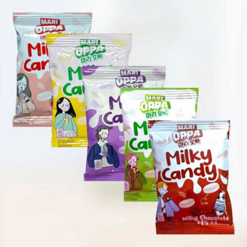 Mari oppa Milky candy 10pcs / mari oppa milk candy / mari oppa candy ...