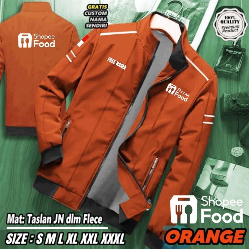 Jacket CUSTOM SHPE DRIVER FOOD FREE Name Logistics Courier Expedition ...