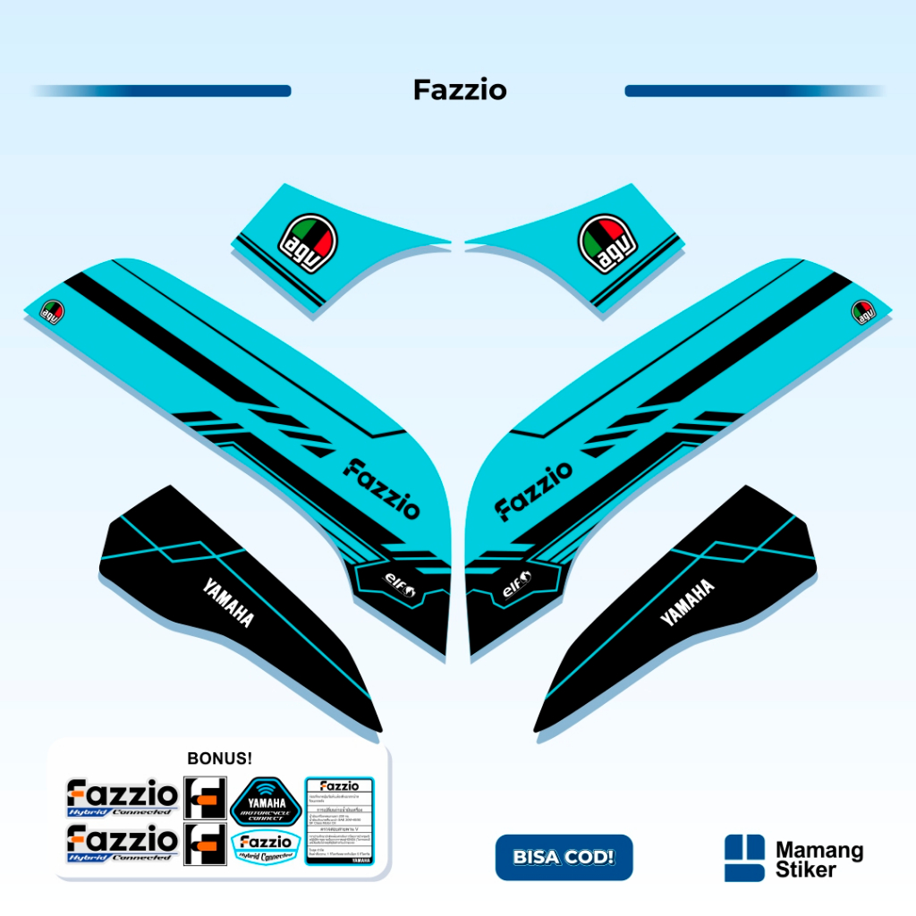 Striping Fazzio Variation (50) Mooneyes Full Body Custom Original 2022 ...