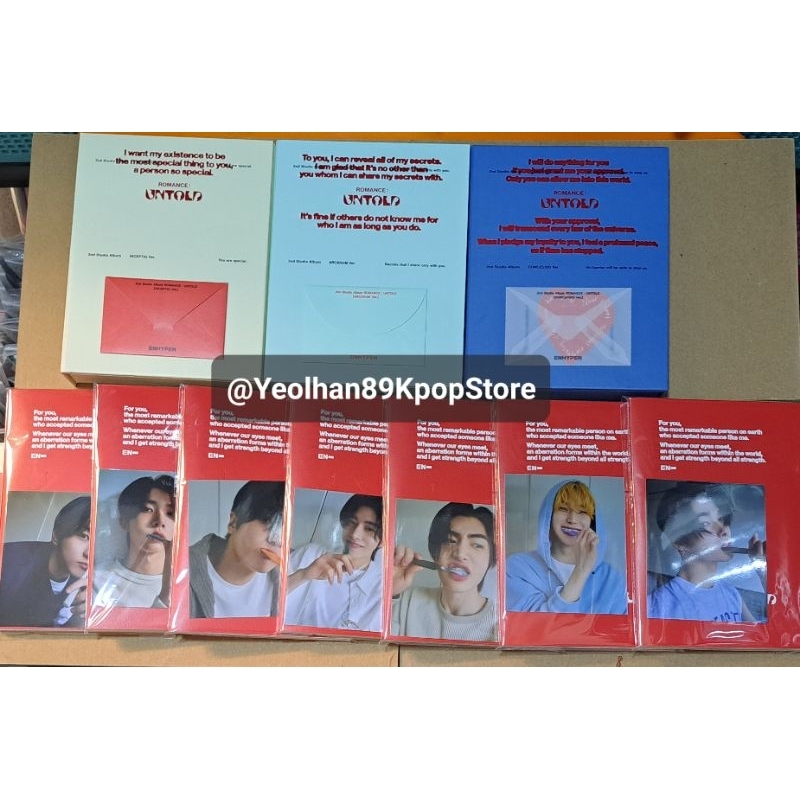 Enhypen ROMANCE UNTOLD Unsealed Photobook ver. /Engene Ver. | Shopee ...