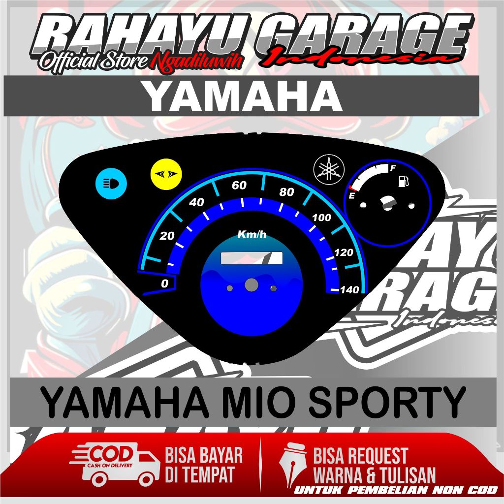 Mio SPORTY CUSTOM SPEEDOMETER BOARD | Shopee Philippines