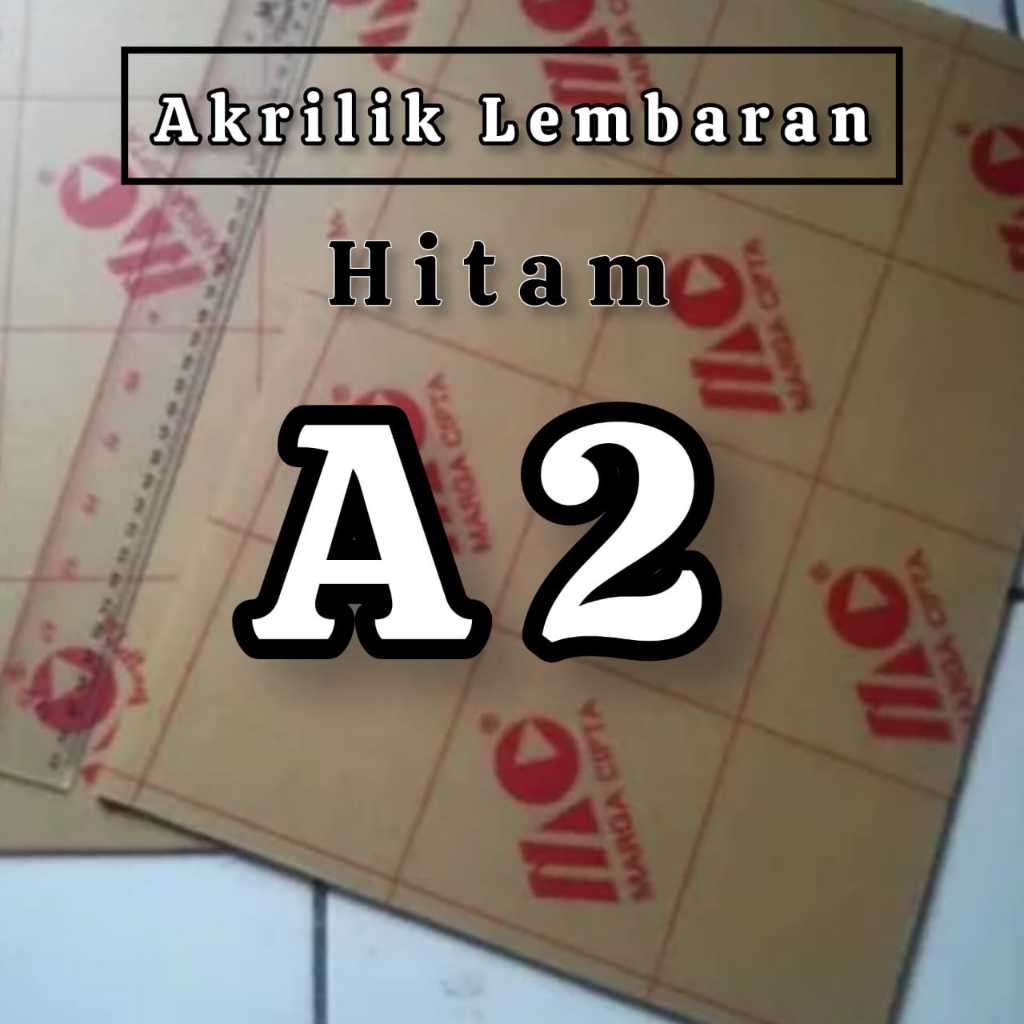 HITAM Acrylic Sheet A2 Black (Unit) | Shopee Philippines