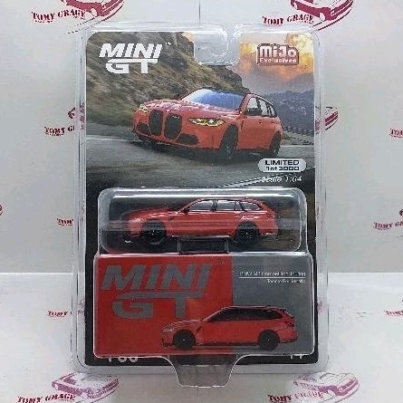 Mini GT 700 BMW M3 Competition Touring Toronto Red Metallic Blister ...
