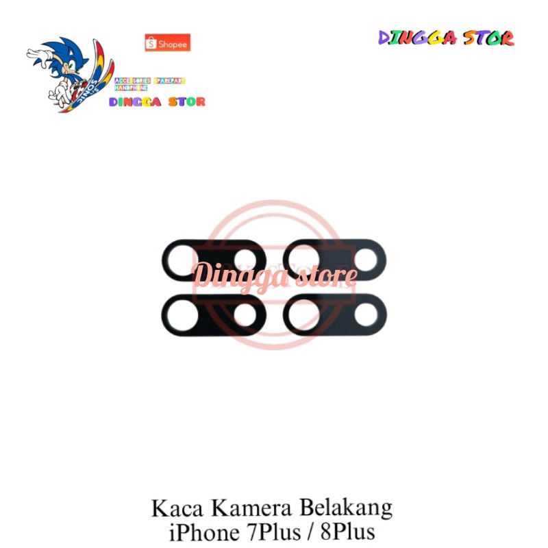 Original iPhone 7 Plus Rear Camera Glass / Camera Lens - iP 8 Plus ...