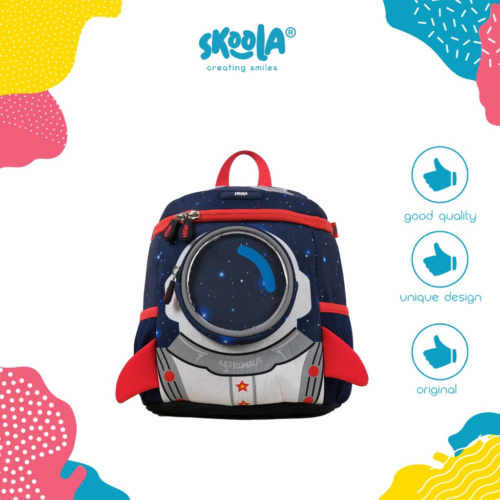 Skoola Preschool Boys School Bag Cool Astronaut Backpack - Uchu ...