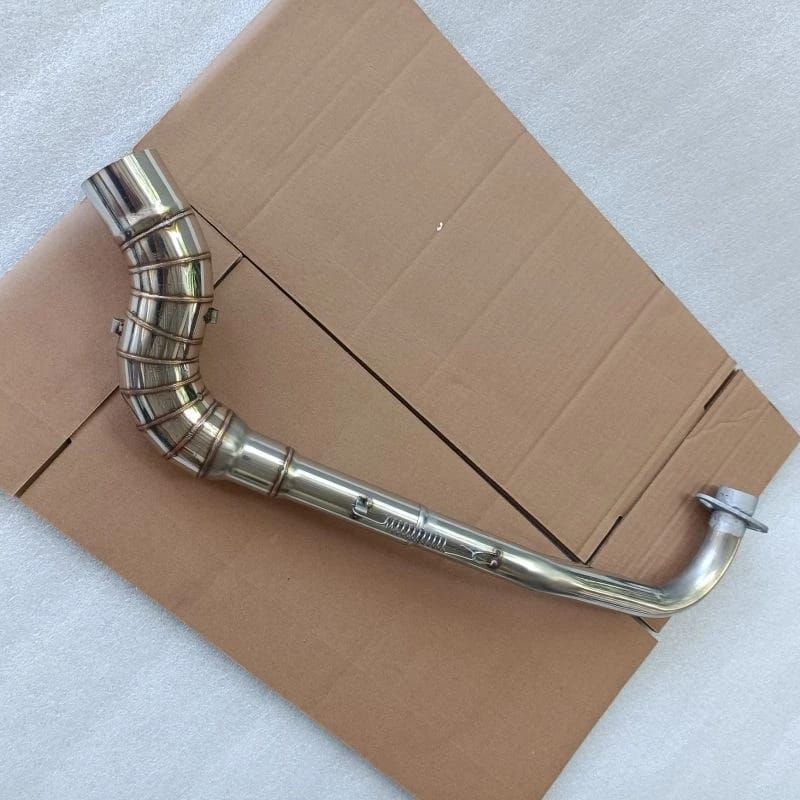 Stainless big elbow 51mm for xrm 100/110/125 wave 100/110/125 fury 125 ...