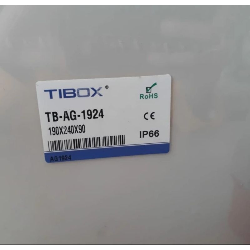 PVC Panel Box Junction BoxTibox TB-AG-1924 size 190x240x90 IP66 190 x ...