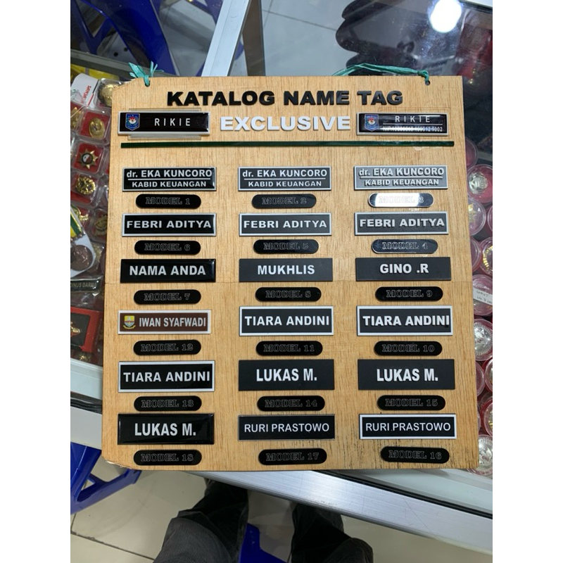 Chest Nameplate/NAME TAG/EXCLUSIVE Identification Sign | Shopee Philippines
