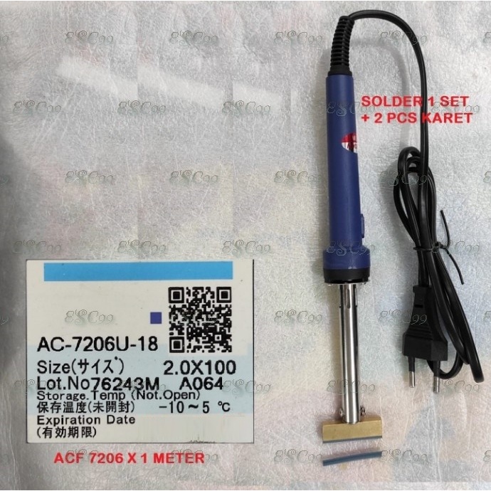 Acf AC 7206 Glue Package Cof Flexible Adhesive LCD Glass+Solder T (1set) | Shopee Philippines