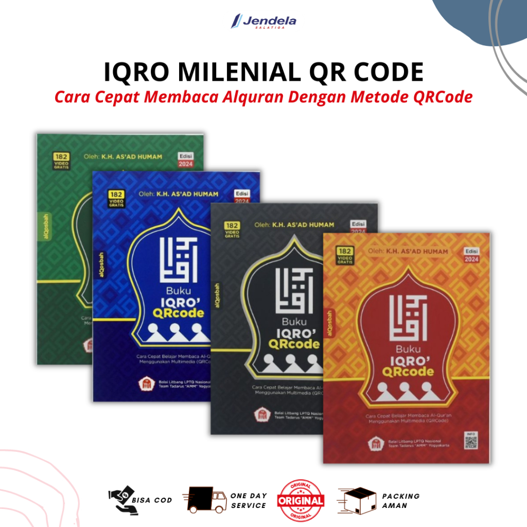Iqro Millennial QR Code Book 2024 Edition / How to Quickly Read the ...