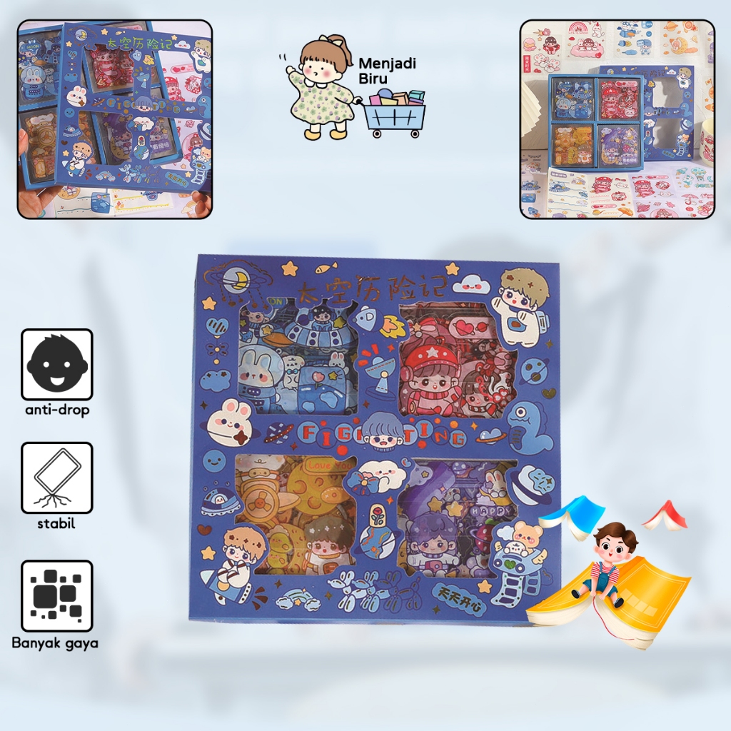 Set of cartoon hand account stickers, cute stickers, hand account ...