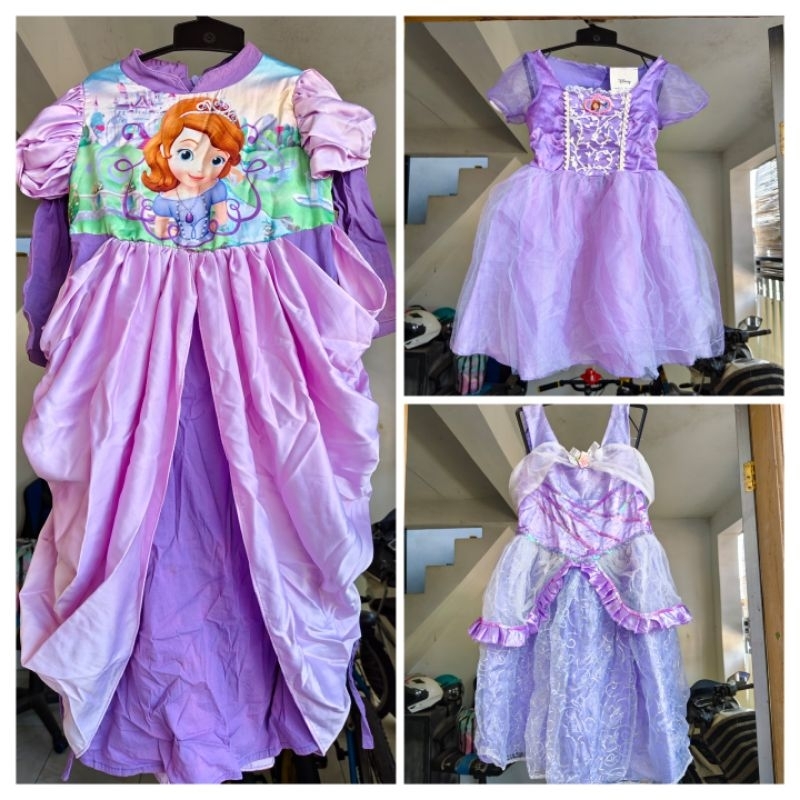 The First preloved Sofia The First Karater Dress is good in gonjreng color | Shopee Philippines