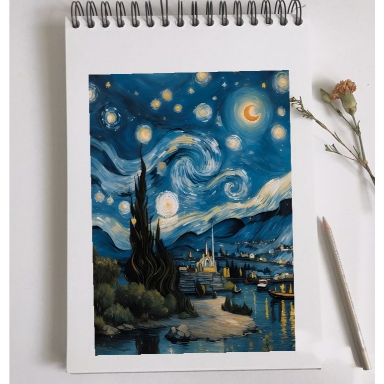 A5 Sketchbook A5 Drawing Book Vertical Sketchbook Spiral Volume 45 ...