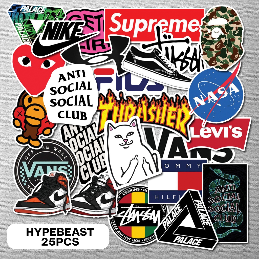 HYPEBEAST SERIES Aesthetic Stickers | Waterproof, anti-fade | Aesthetic ...