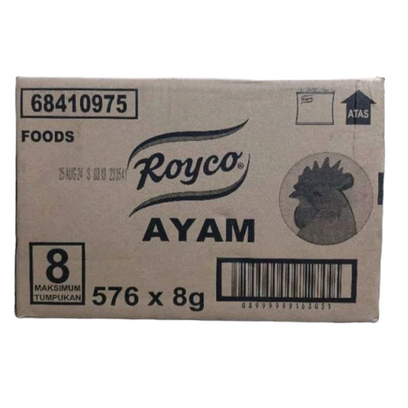 [1 Carton] ROYCO Cooking Seasoning Broth Beef Chicken Flavor Sachet 12 ...
