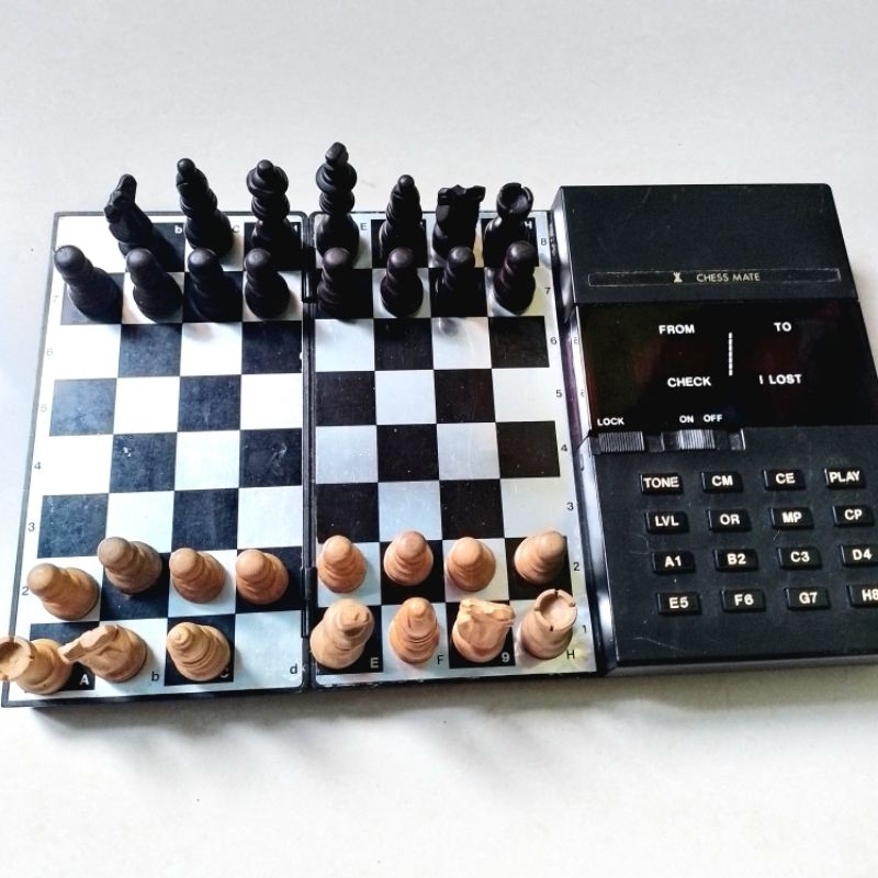 MESIN Chess Computer Old School Machine Chess 1970 An Chess Mate ...
