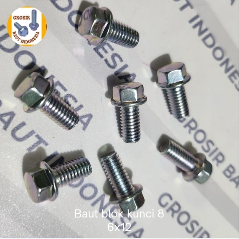 MESIN Original 8-size 6x12 Key Engine Block Bolts (20pcs Package ...