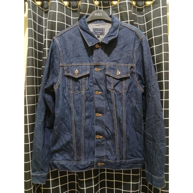 Vintage second brand VISION SOUL denim Trucker jeans jacket SIZE M ...