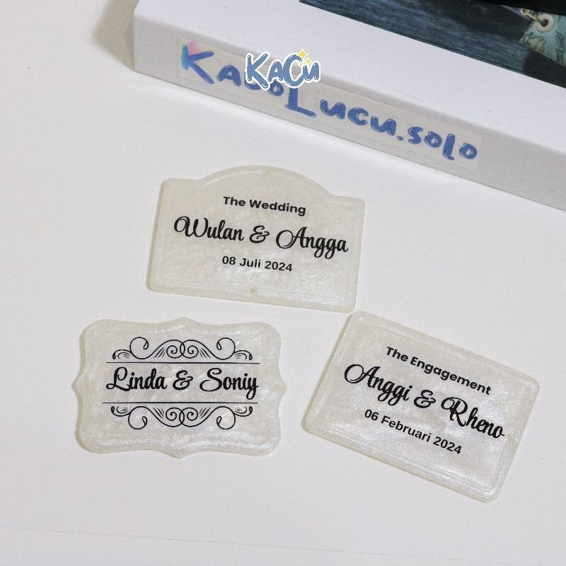 Custom Resin Nameplate For Dowry And Decorations/Name Tag Resin/Name ...
