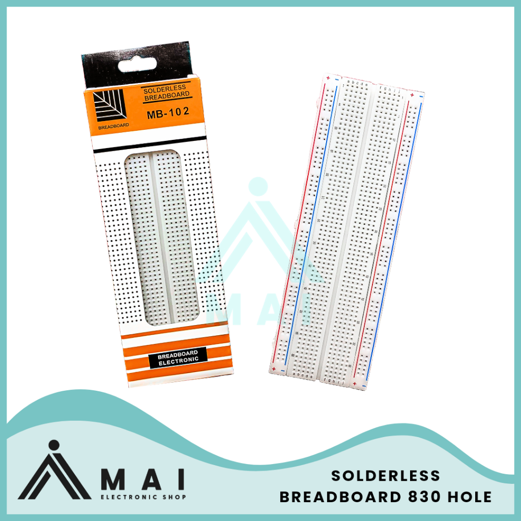 Breadboard MB-102 830 Point/Hole Board Project Board | Shopee Philippines
