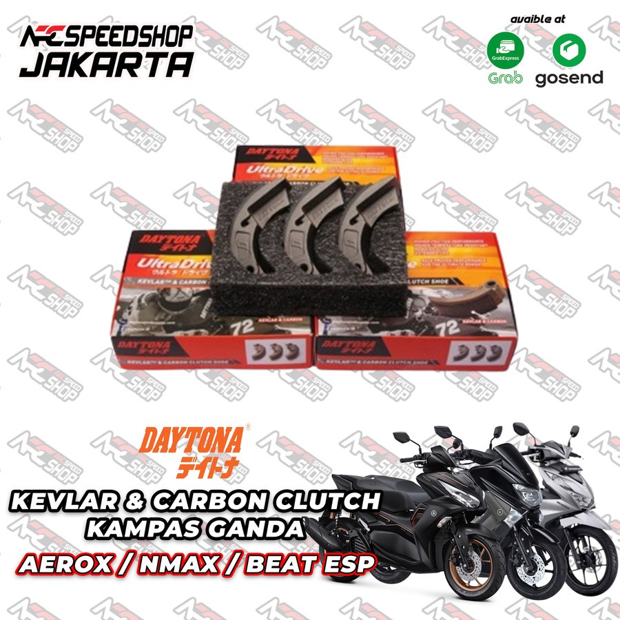 Double Shoes CVT Kevlar Daytona New Hi Carbon Nmax All New Beat Aerox ...
