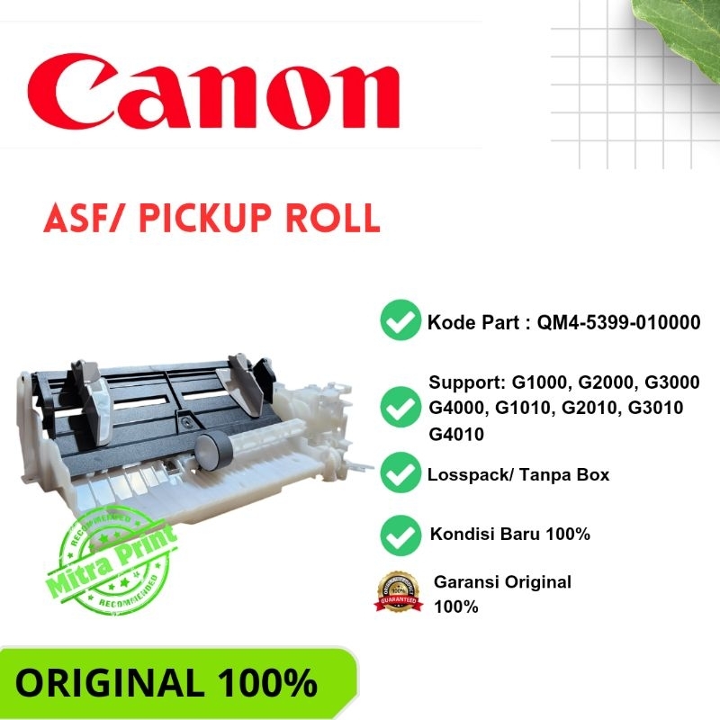 Roller ASF Paper Puller Canon G1000 G2000 G3000 G1010 G2010 G3010 G4010 G2000 Printer | Shopee ...