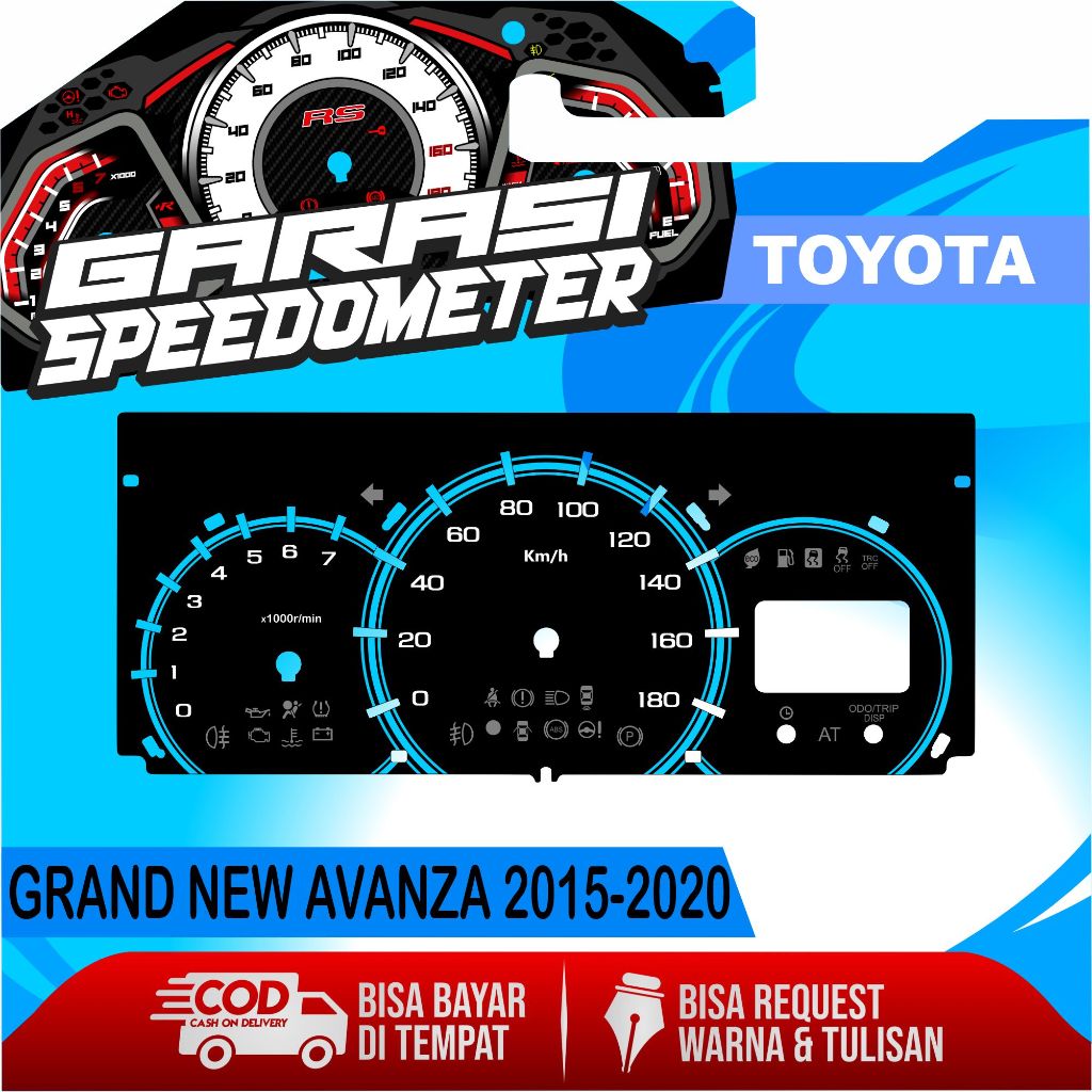 Toyota GRAND NEW AVANZA CUSTOM SPEEDOMETER Board | Shopee Philippines