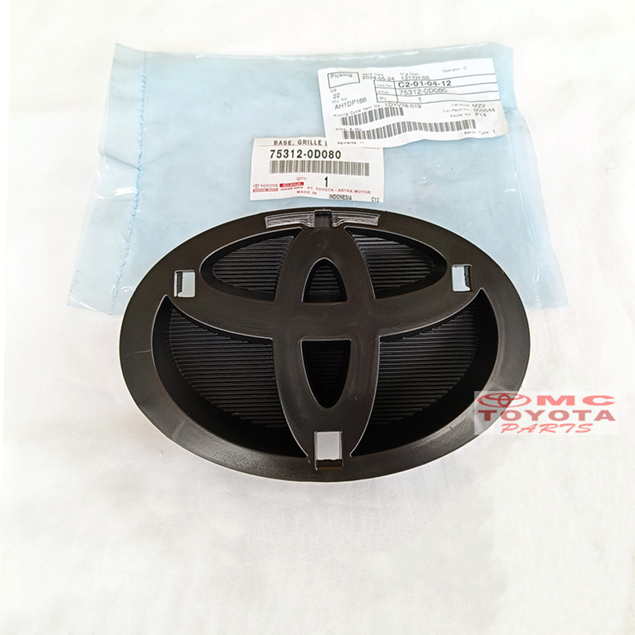 Base Emblem Logo Grill Grille Front Radiator Bumper Toyota Yaris All ...