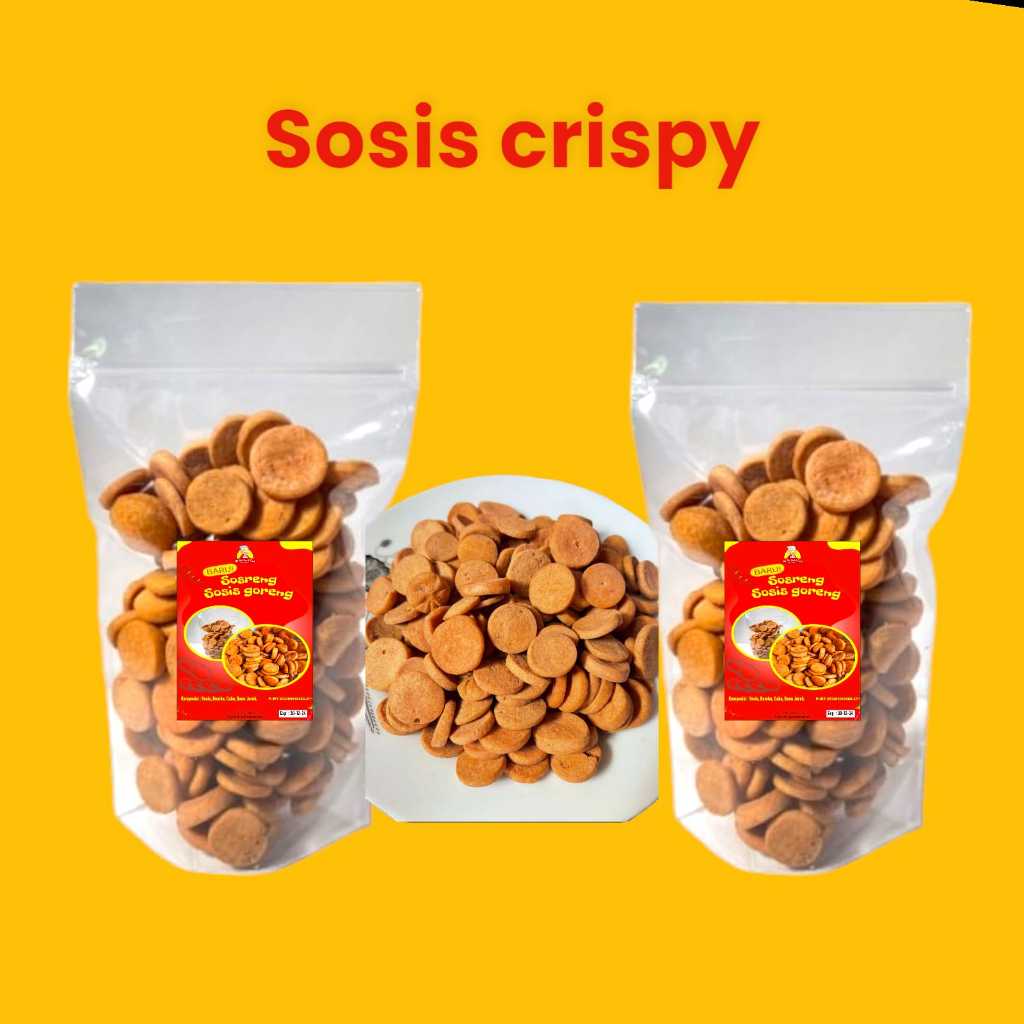 Spicy Fried Sausage Cikruh Orange Leaves 100gr Sosreng Chips original ...