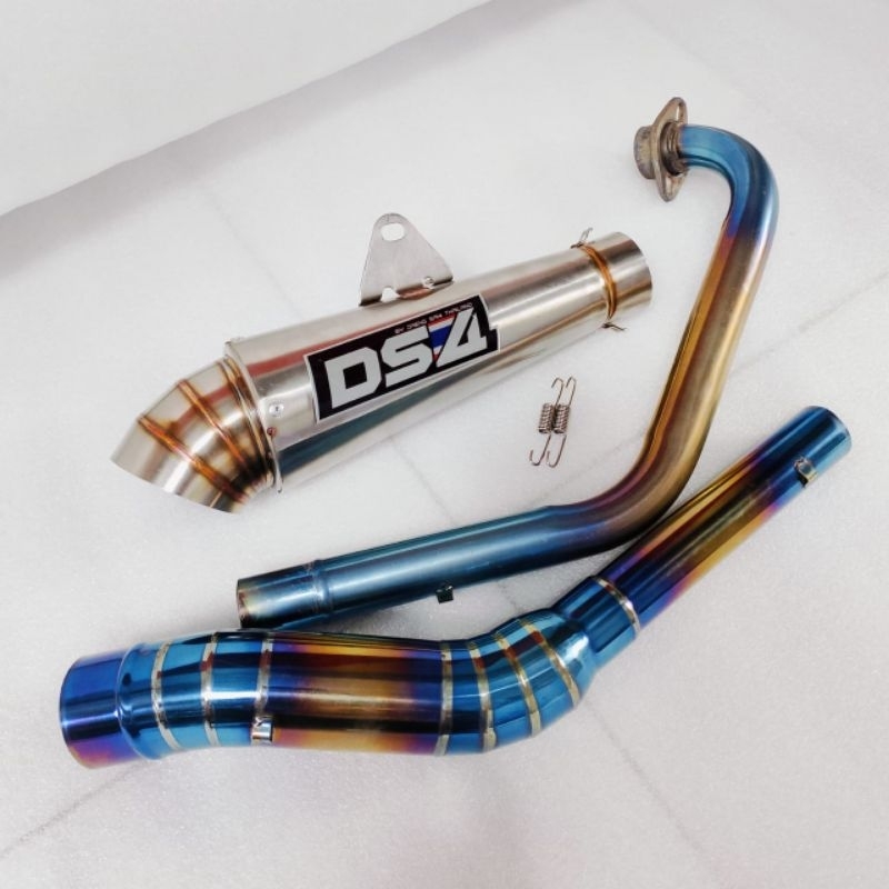 1set Canister Daeng sai4 DS4 open Spec pipe Raider 150 fi carb tmx 125 ...