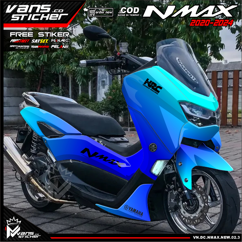 Sticker Decal YAMAHA NMAX NEW 2020 2021 2022 2023 2024 - Sticker Full ...